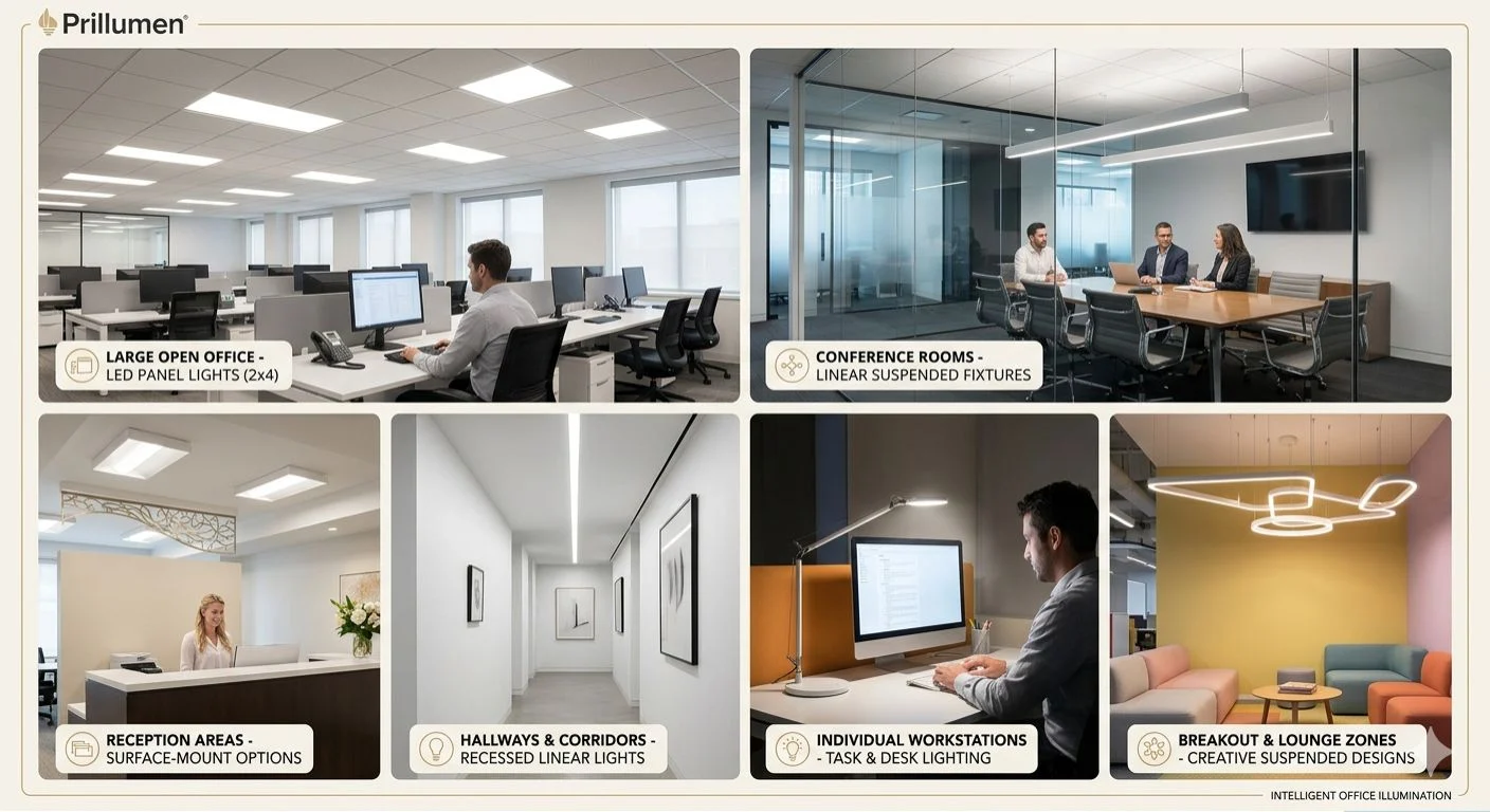 LED Lights for Office Space - Prillumen Light Linear Architectural ...